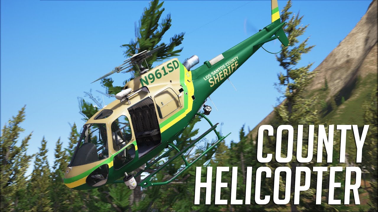 LSPDFR - Day 773 - Los Santos County Helicopter - YouTube