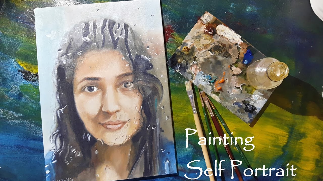 Oil Painting Self Portrait - Timelapse - YouTube