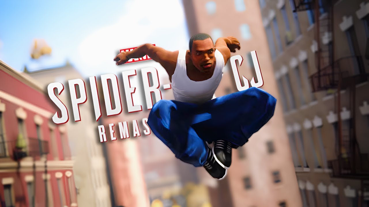 جربت مود CJ في لعبة Spider-Man Remastered | CJ Mod in Spider-Man ...