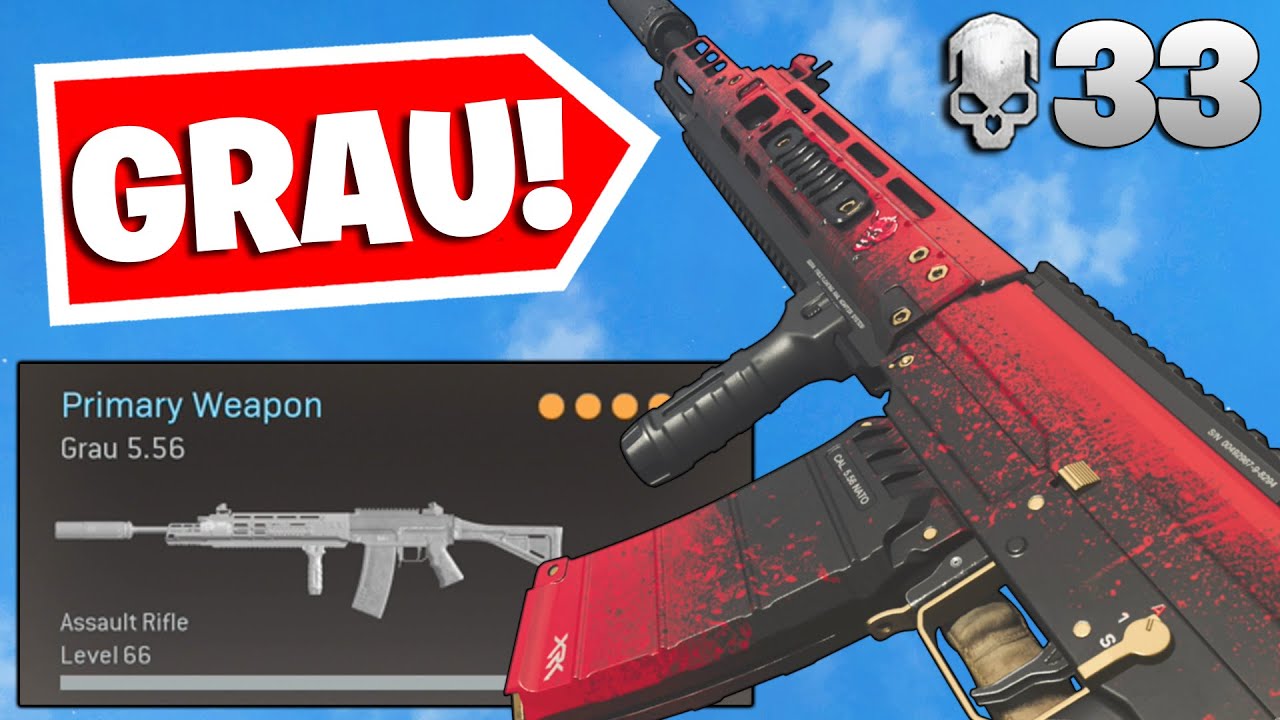 this "NO RECOIL" GRAU is AMAZING! BEST GRAU CLASS SETUP! 33 KILL ...