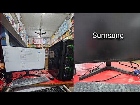 I bought a Desktop Computer ll Samsung 24inc, i5 10th Generation ll ...