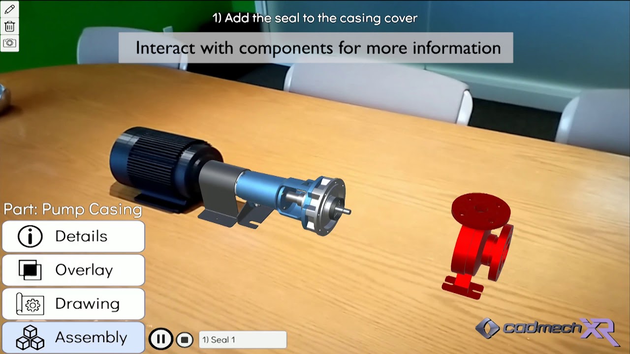Augmented Reality Pump Demo - YouTube
