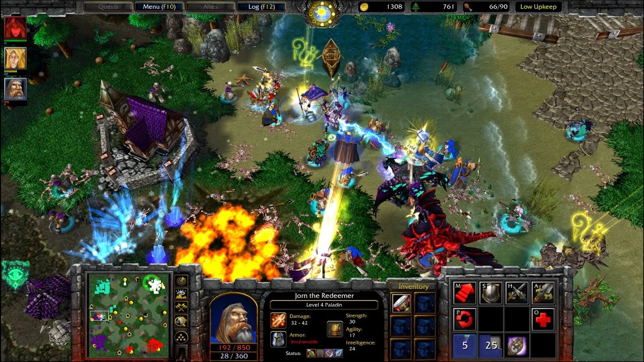 Human and Night Elf vs 2 Humans - YouTube