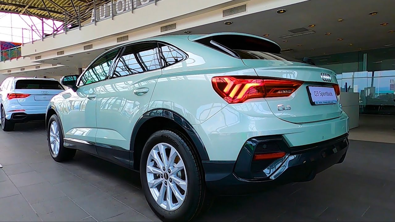2022 Audi Q3 Sportback S-line 40 TDI / Color: Dew Silver - YouTube