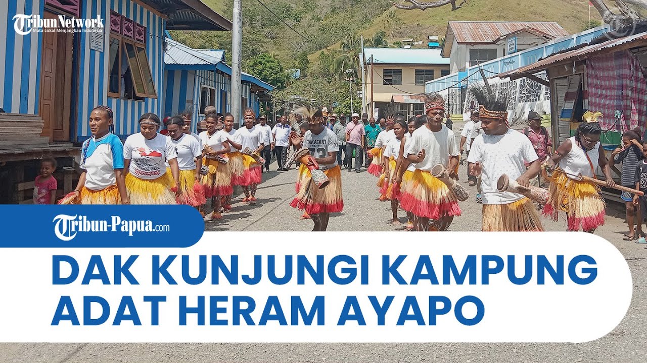 Tarian Rabali Sambut Kedatangan Rombongan Dewan Adat Kaimana ke Ayapo ...
