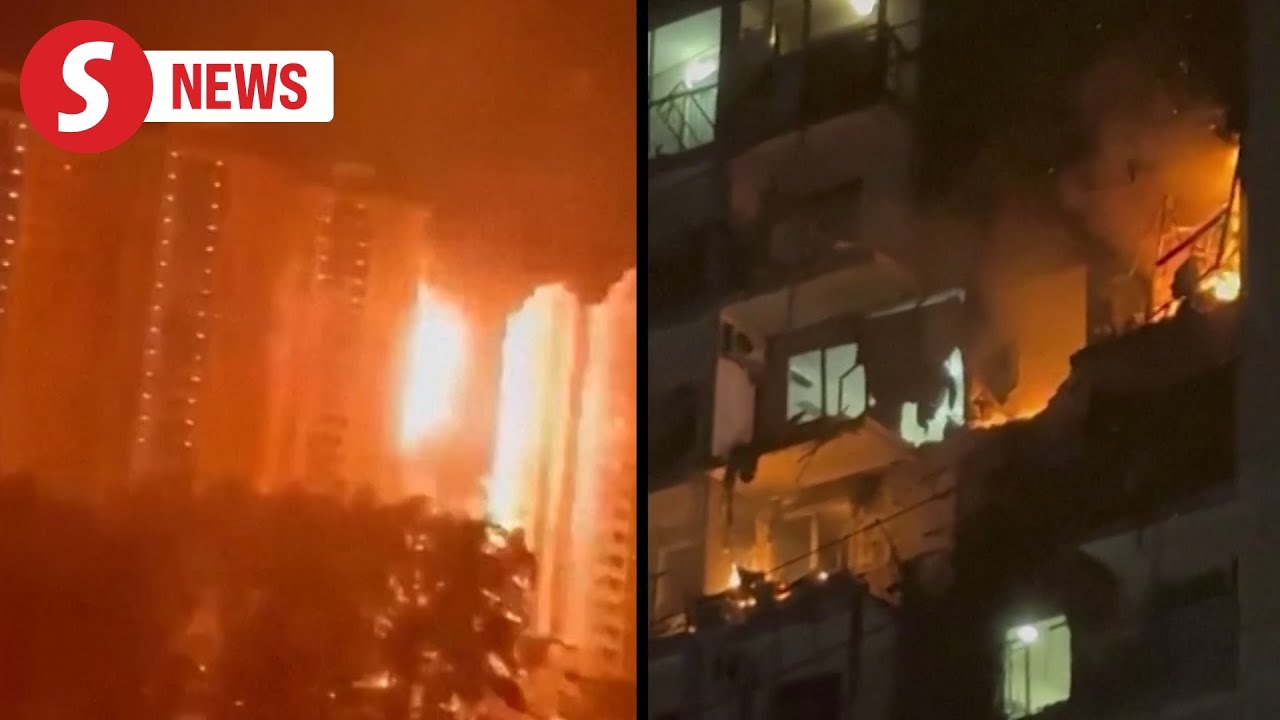 Video shows moment of explosion on residential building near Moscow ...