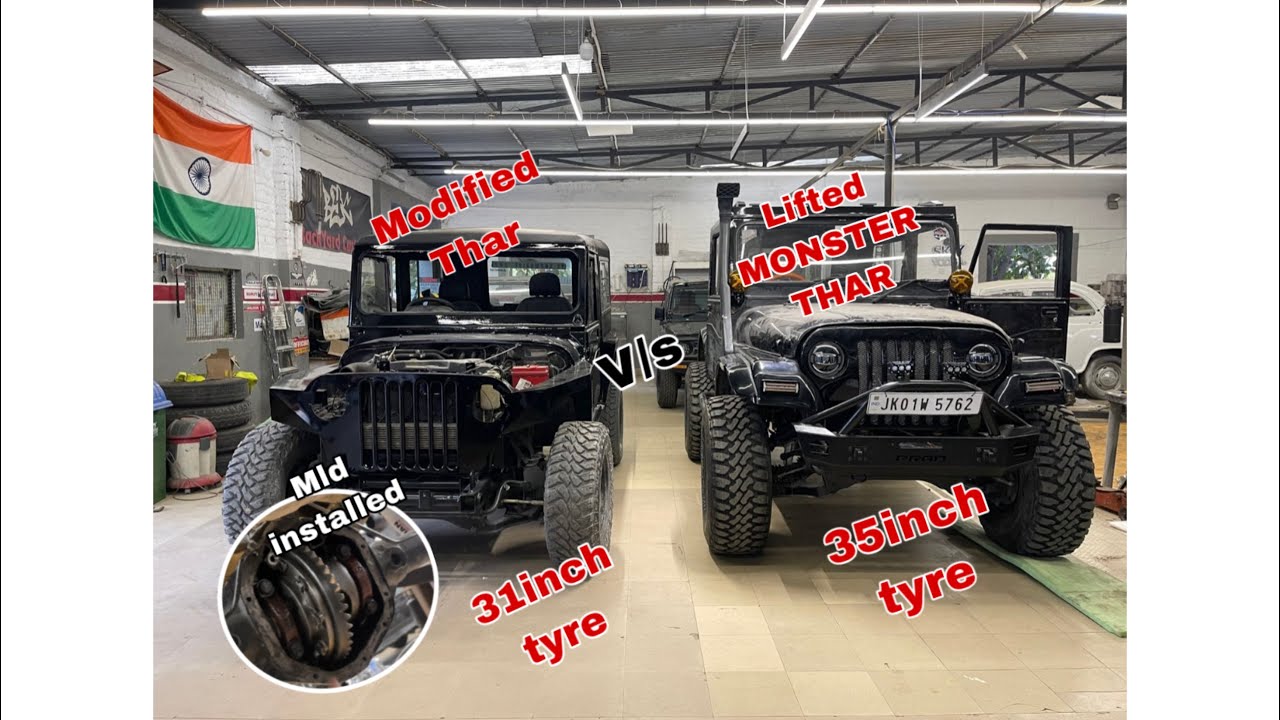 HOW WE INSTALLED MLD IN THAR CRDE COMPLETE PROCESS|| 2Inch LIFTED ...