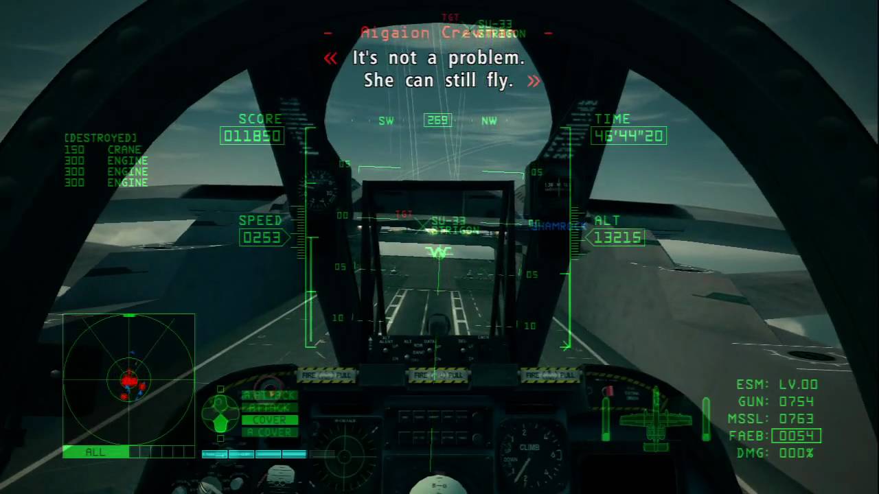 Ace Combat 6: ACE Mission09 ~ Heavy Command Cruiser (1/2) - YouTube