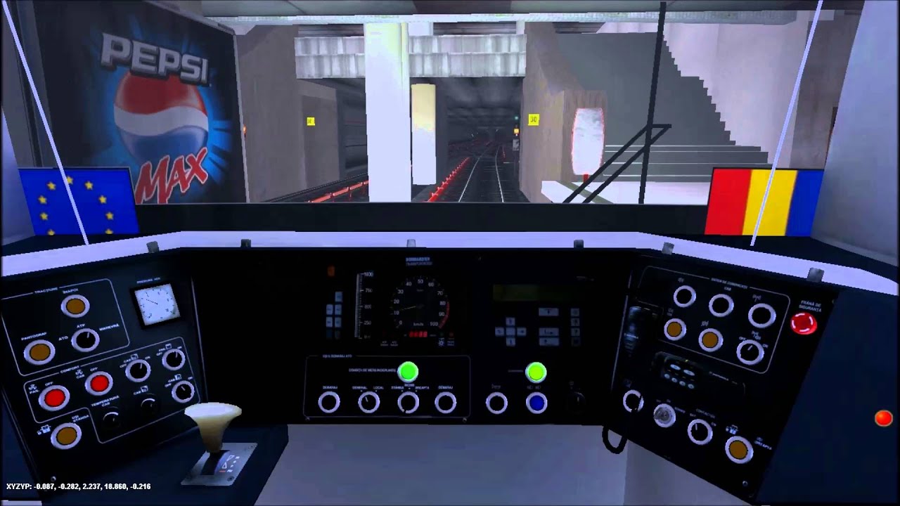 Trainz Metro Bucharest Piata Unirii-Aviatorilor - YouTube