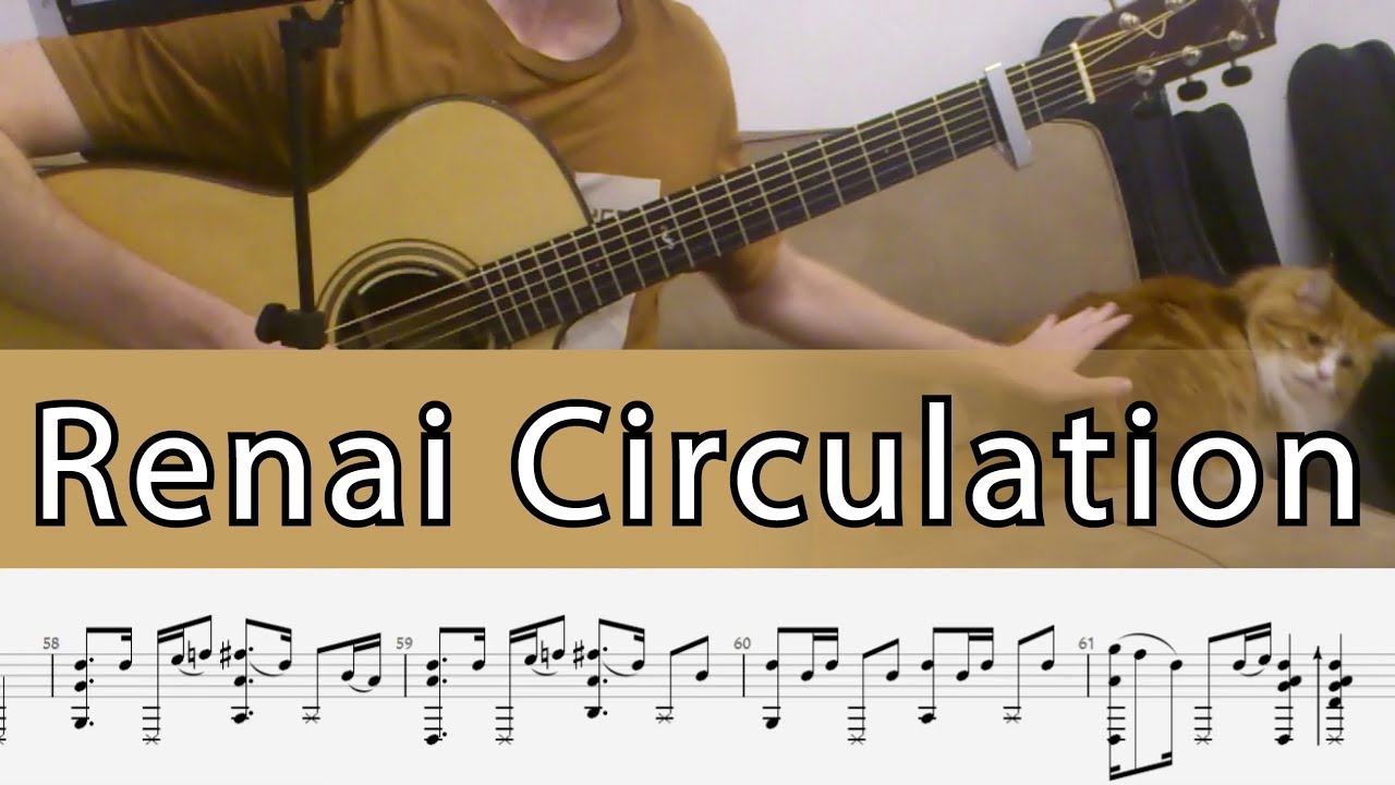 Renai Circulation - Fingerstyle Guitar notes+tabs - YouTube