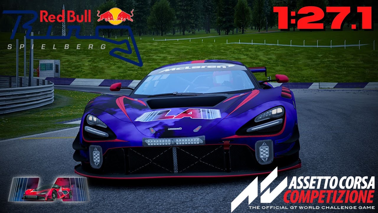 Mclaren 720S GT3 EVO Hotlap + Setup @ Red Bull Ring (1:27.125)Assetto ...