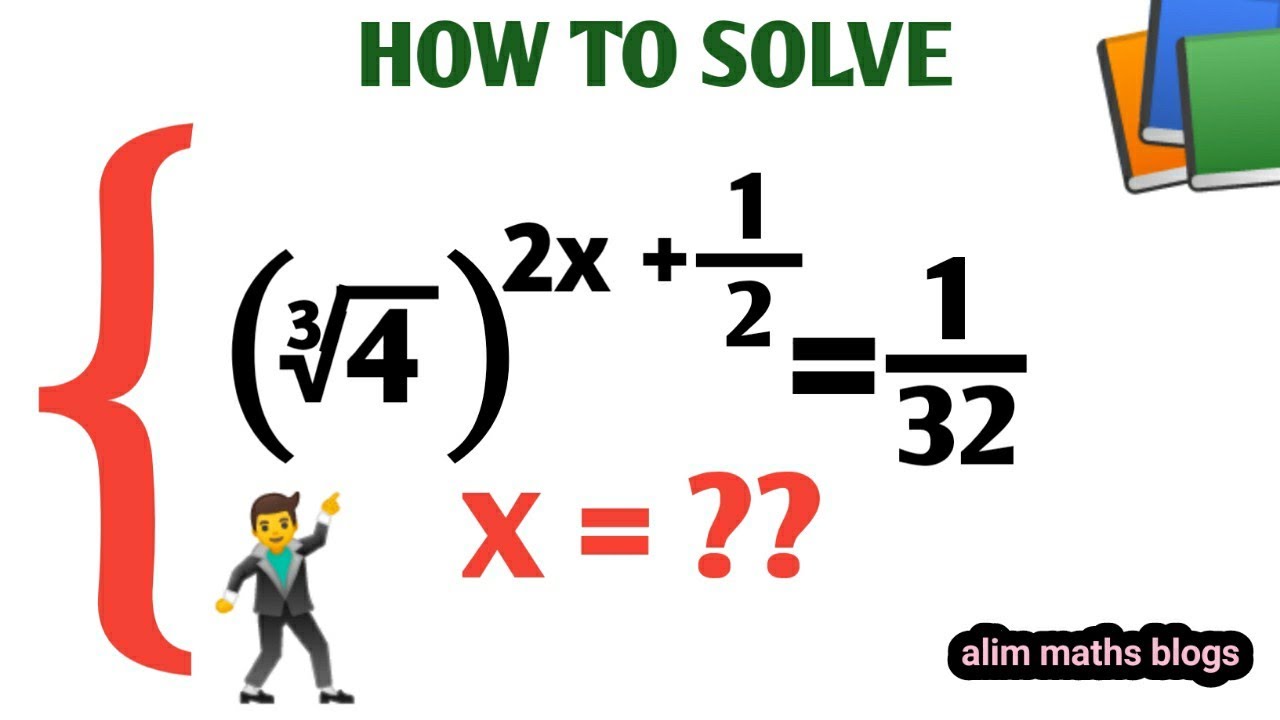 A Nice Algebra Problems / Equation Solving / Indices / Olympaid Math Problems / Math - YouTube