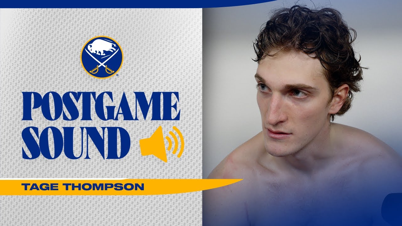 "It's A Lot Of Fun When You're Winning" | Tage Thompson After Tenth-Straight Win | Buffalo ...
