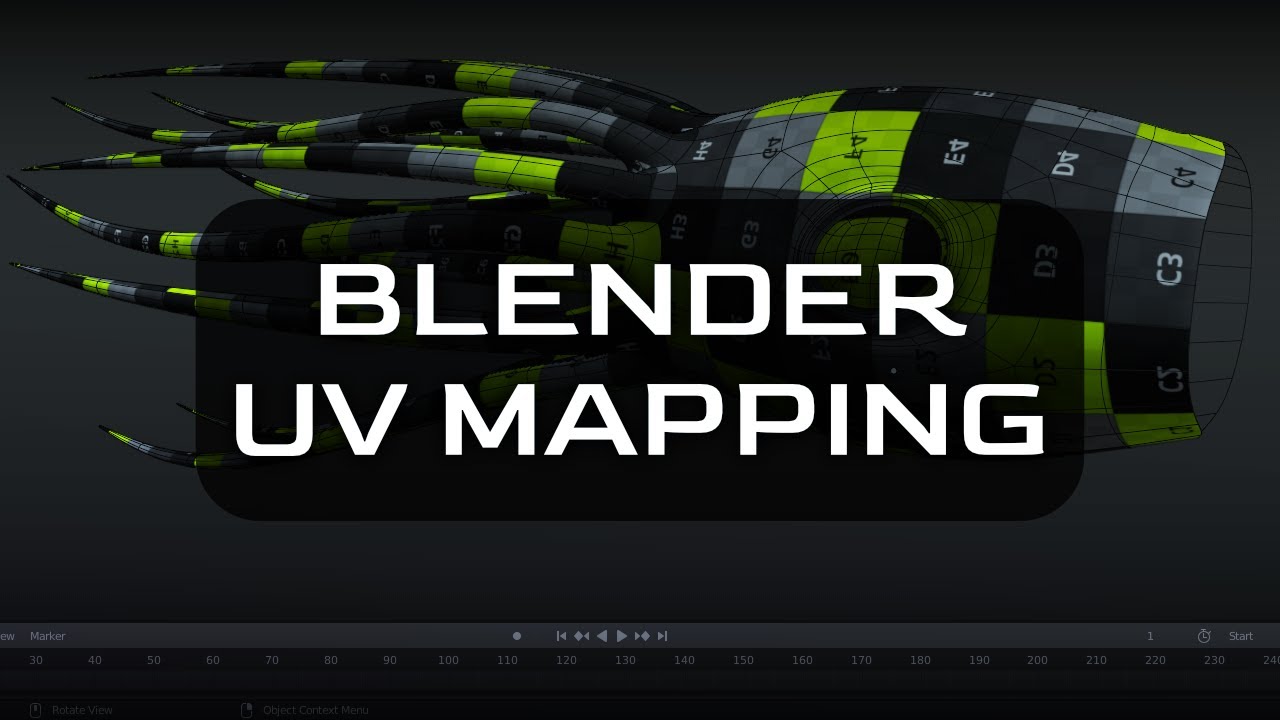 Blender - UV Mapping - YouTube