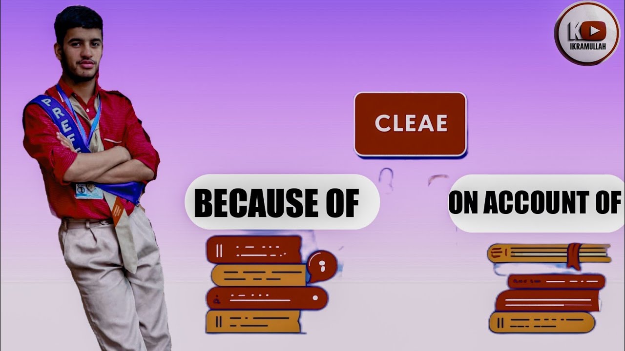 Because of vs On Account of | Simple English Grammar Explained ...