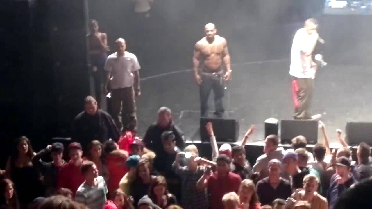 The Game live in Oslo Concert attacks a fan!!! - YouTube