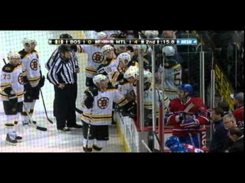 Chara's hit on Pacioretty (montreal/boston_03/08/2011) - YouTube
