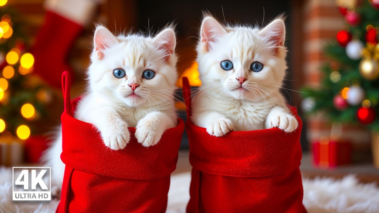 Christmas Is Coming ☃️ Christmas Music for Cat and Anxiety Relief - End ...