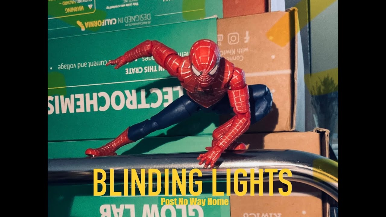BLINDING LIGHTS - Spider-Man Stop-motion - YouTube
