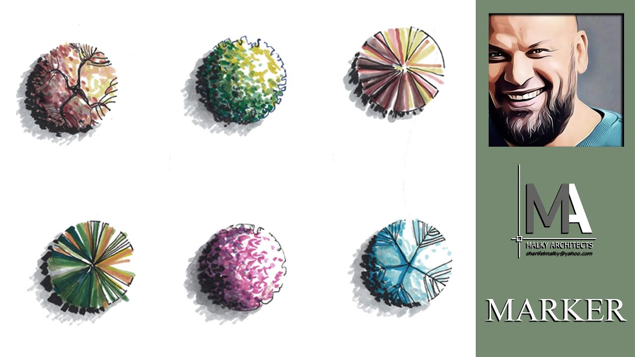 3 best ideas for drawing trees with a brush with explanations for ...