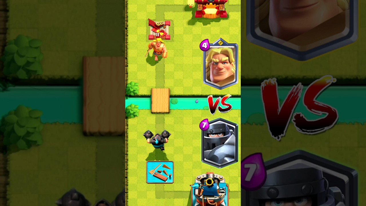 Golden Knight vs Mega Knight #clashroyale #gaming #shorts - YouTube