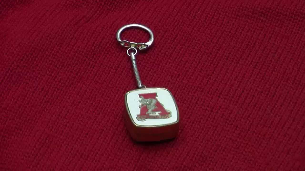 University of Alabama Musical Key Chain - YouTube