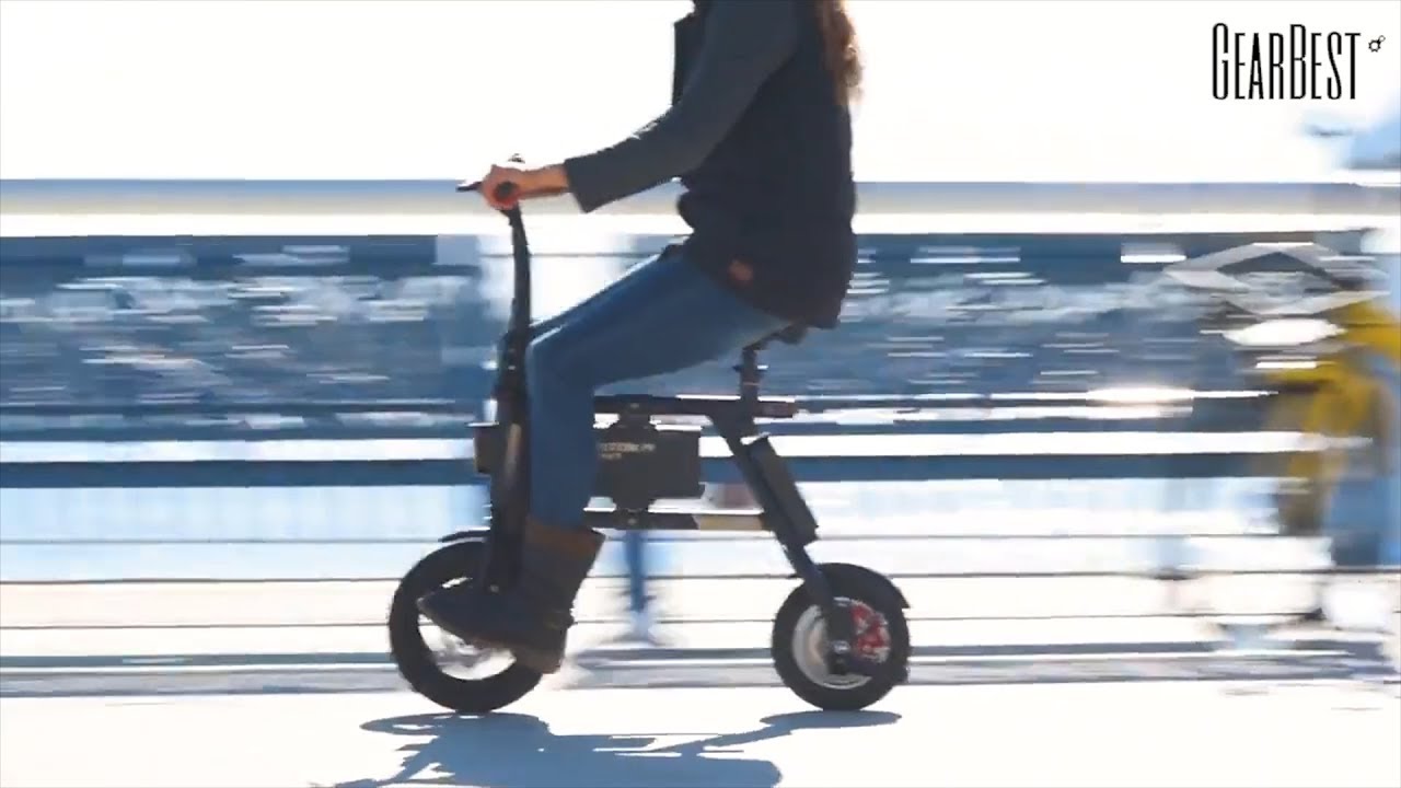 INMOTION P1F Mini Folding Electric Bike - GearBest.com - YouTube