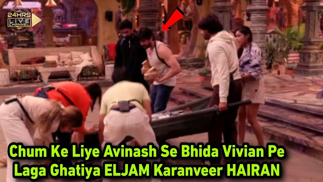 Bigg Boss 18 Live | Chun Ke Liye Task Mai Avinash Eisha Se Bhida Vivian ...