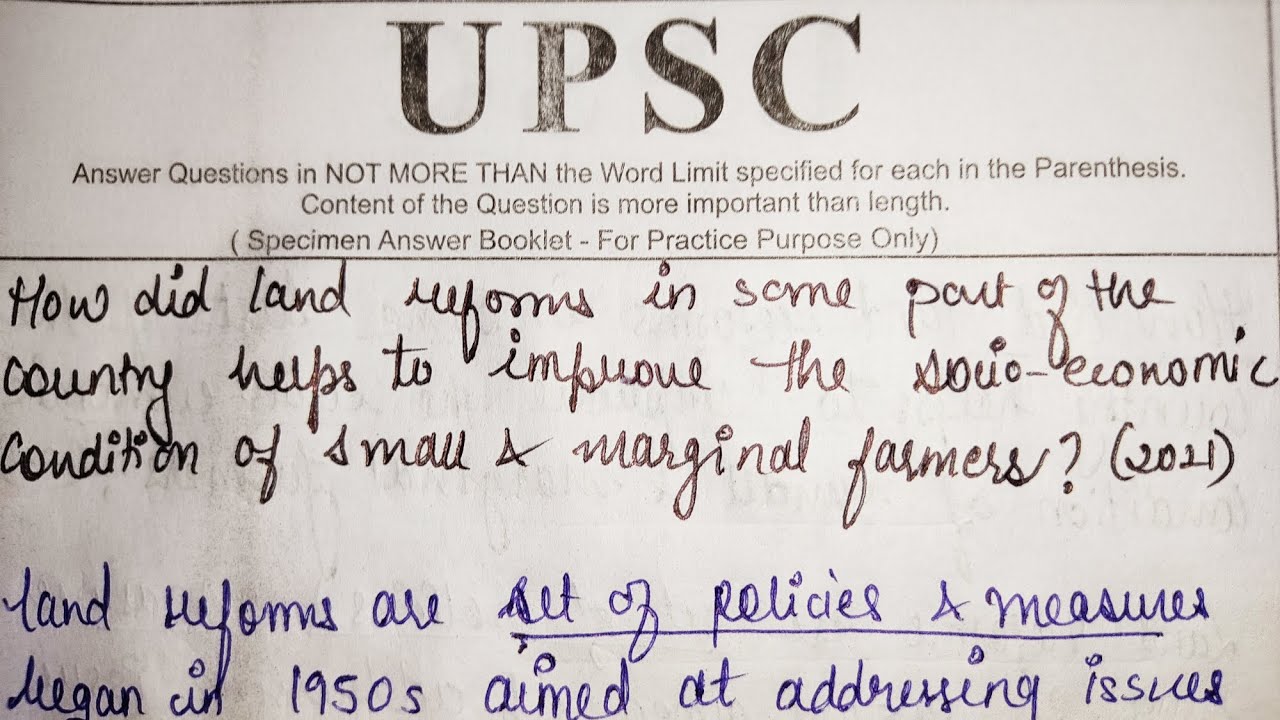 DAILY ANSWER WRITING |PYQ | UPSC CSE MAINS | #upsc #pyq - YouTube