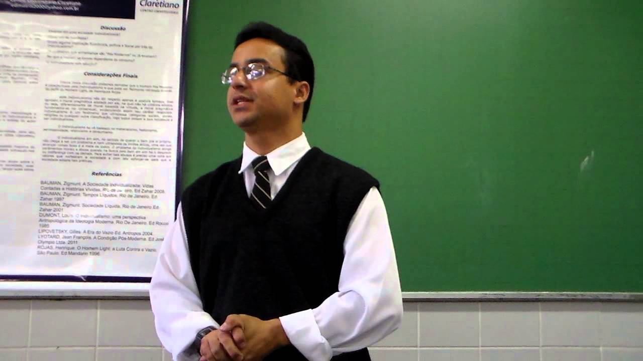 Professor Edimar explica o Individualismo na Pos-Moderniade parte 1 ...