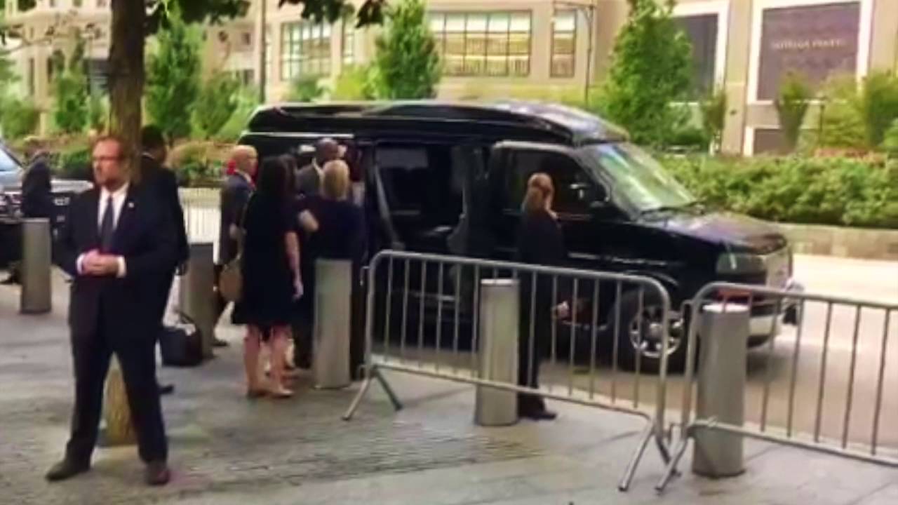 Hillary Passes Out, Collapses into Security Detail - Sept. 11, 2016 ...