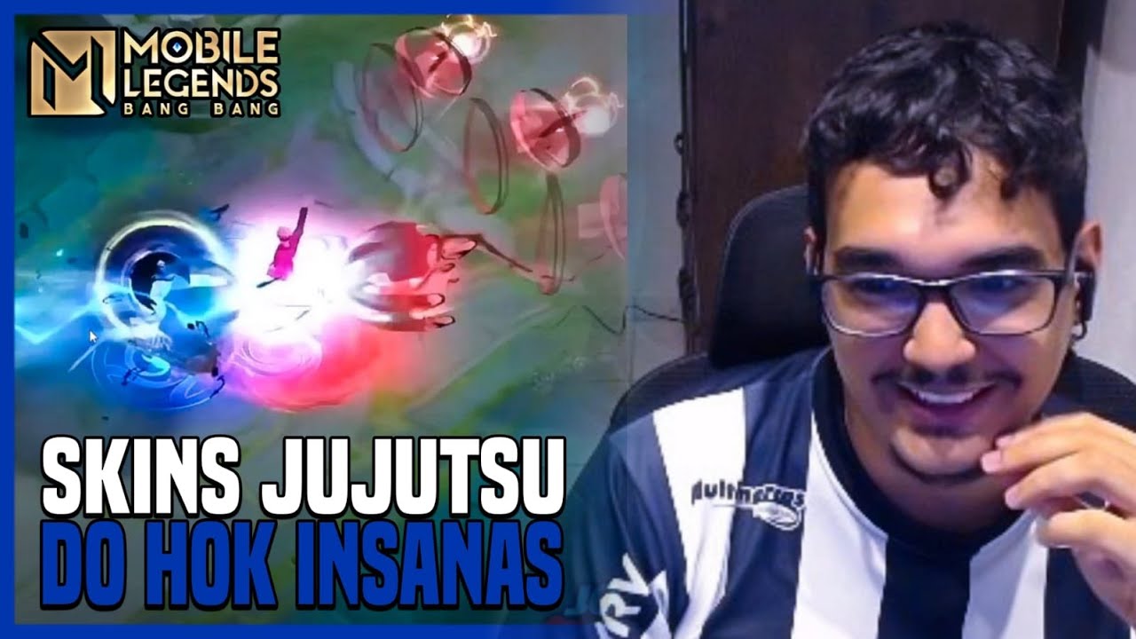 AS SKINS DO JUJUTSU HOK ESTÃO MELHORES? LEGEND FANNY E JHONSON E MAIS ...