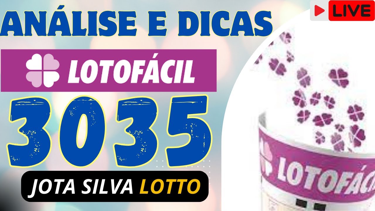 RESULTADO DA LOTOFÁCIL 3034 E ANÁLISE PARA LOTOFÁCIL 3035 - YouTube