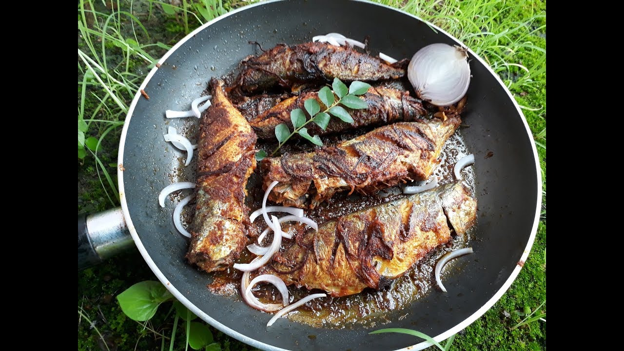 Ayala fish fry / Nadan style fish fry - YouTube
