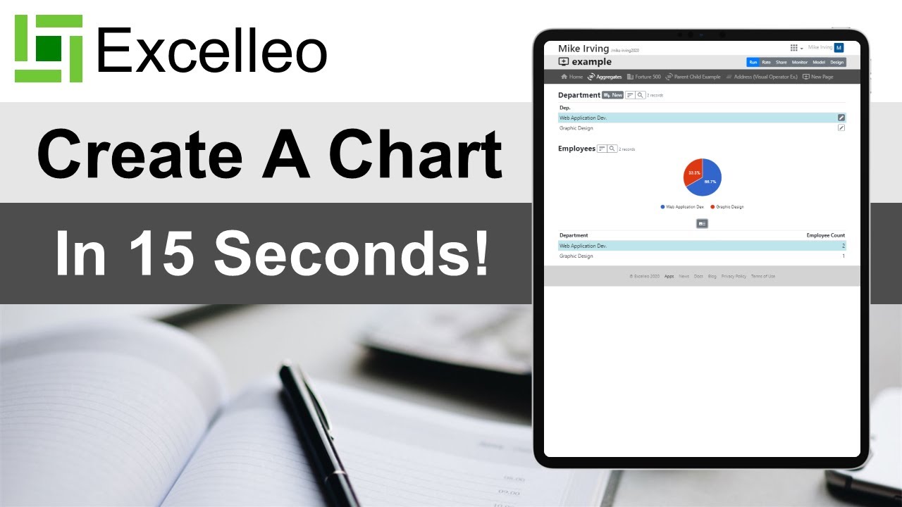 Create A Chart In 15 Seconds - YouTube