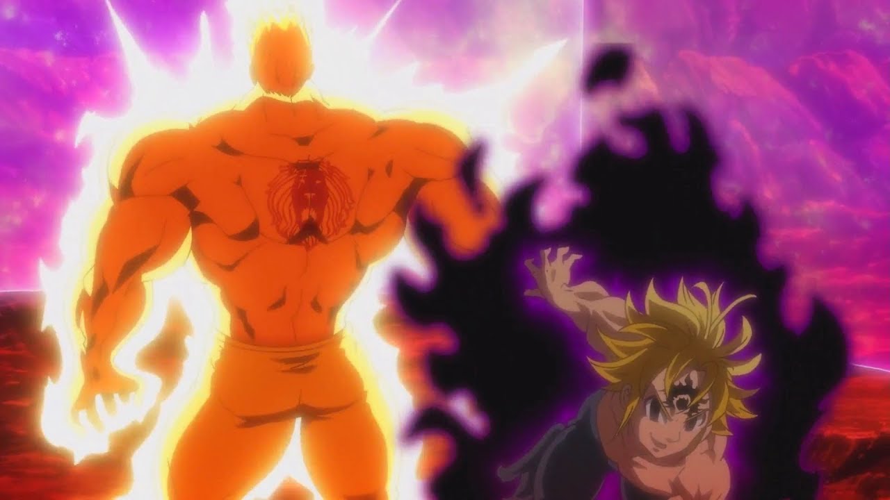 •MIDDLE OF THE NIGHT• meliodas vs escanor - YouTube