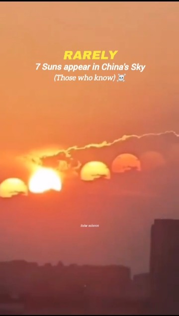 7 Suns appear in China s Sky ☠️🤩 #earth #space #shorts #sun #star - YouTube