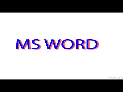 MS WORD DATE AND TIME - YouTube
