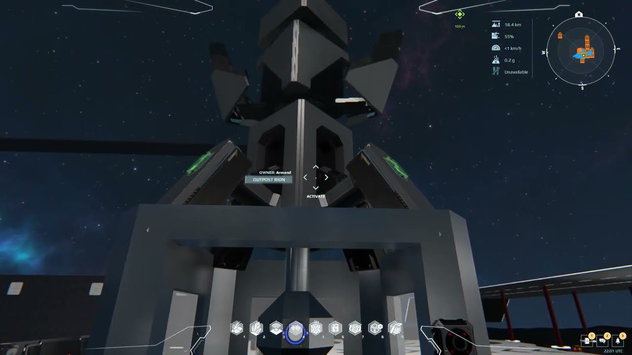 Dual Universe - Mining Laser Containment & Viewing Port - YouTube