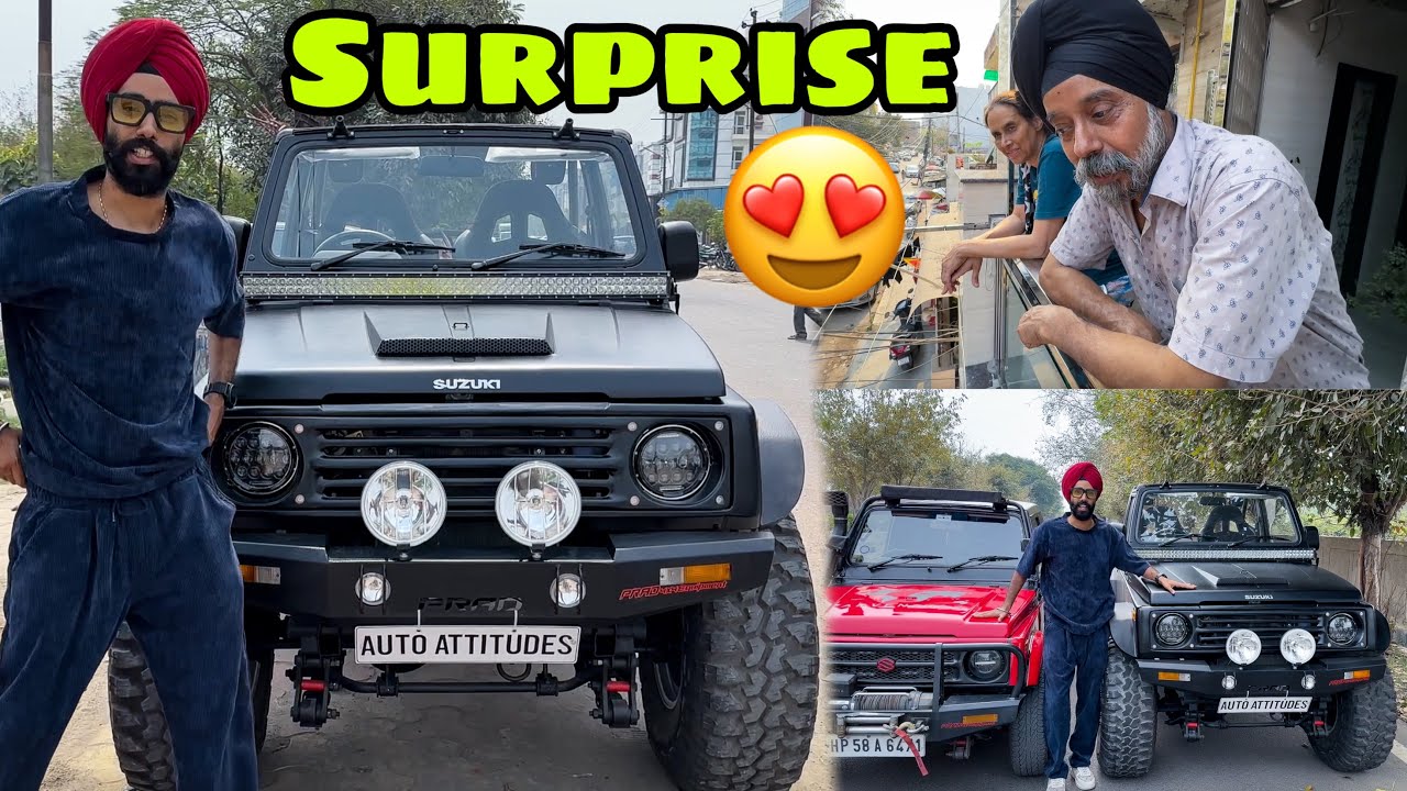 GYPSY converted into Monster Car or Papa ko diya G Wagon ka SURPRISE 😍 ...