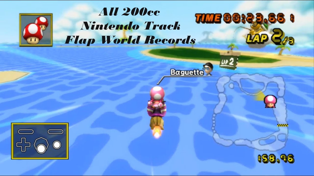 All 200cc Nintendo Track Flap World Records - YouTube