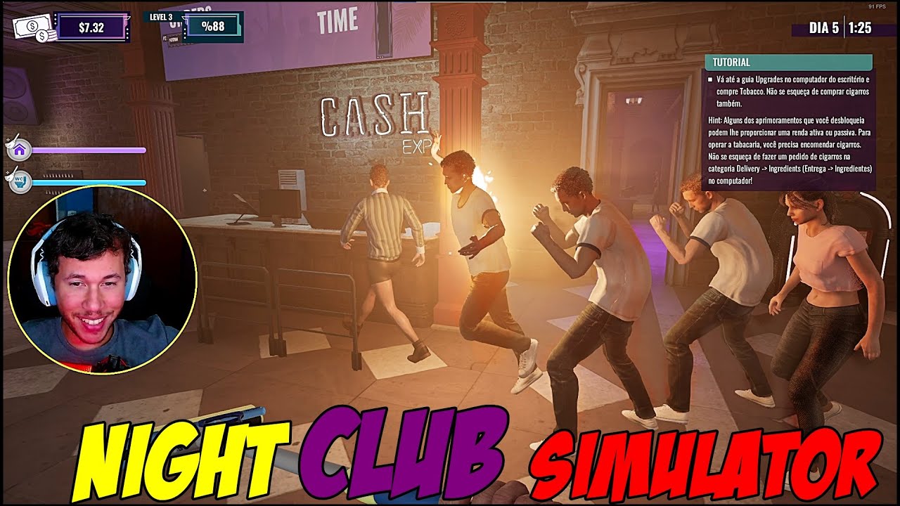 Essa Demo Me Surpreendeu! Night Club Simulator (PT-BR) - YouTube