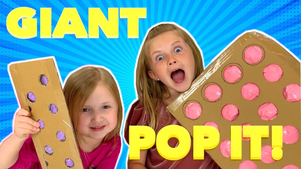 Giant DIY POP IT! - YouTube