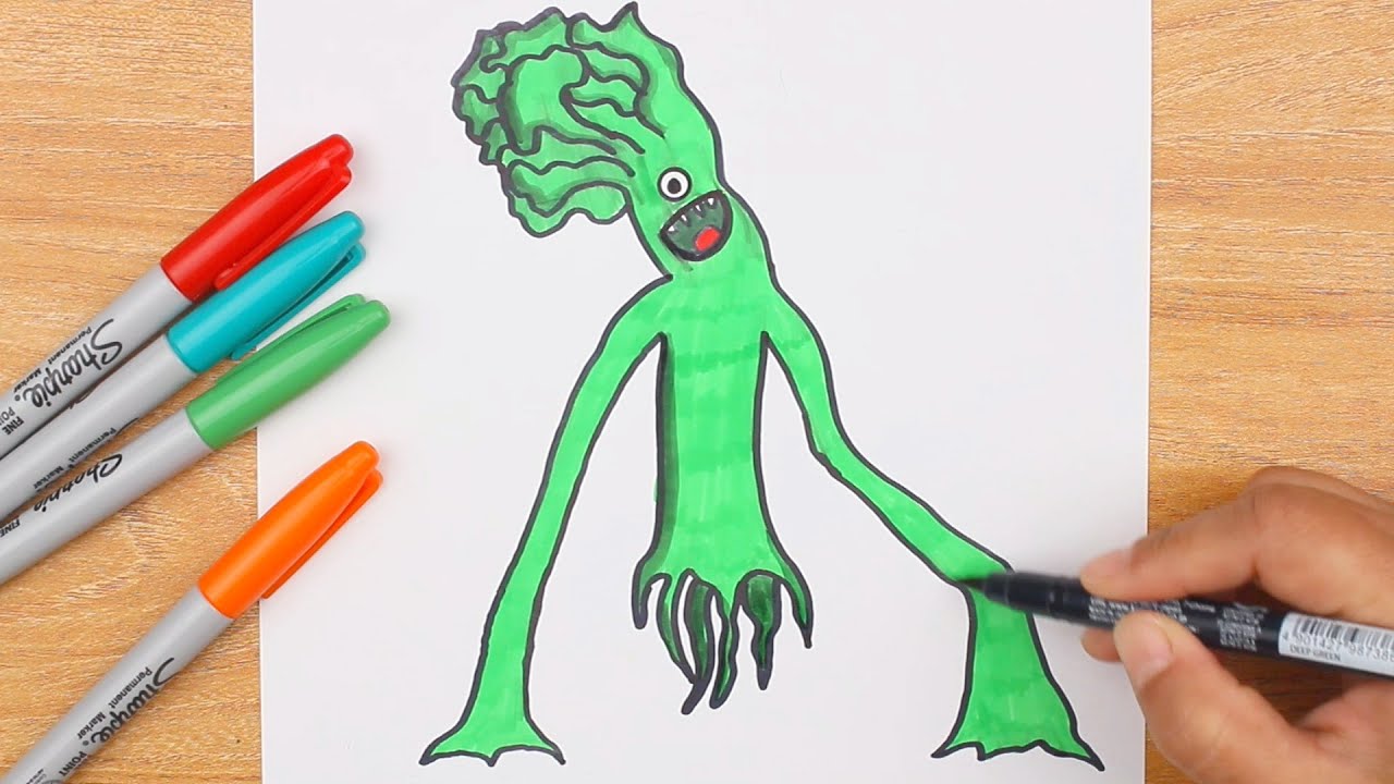 How to draw and Garten of Banban 3 /step by step - YouTube