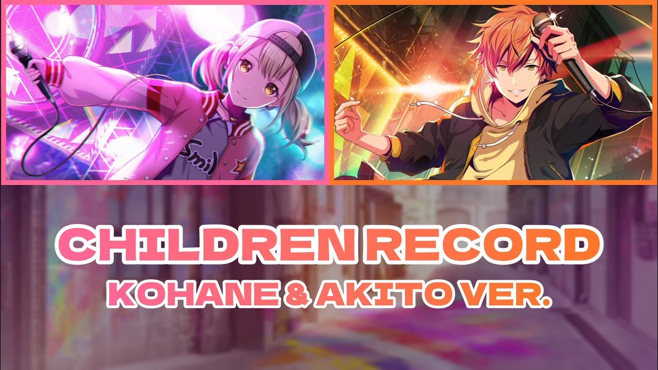 [Project Sekai] Children Record - Kohane & Akito Ver. (Color-Coded ...
