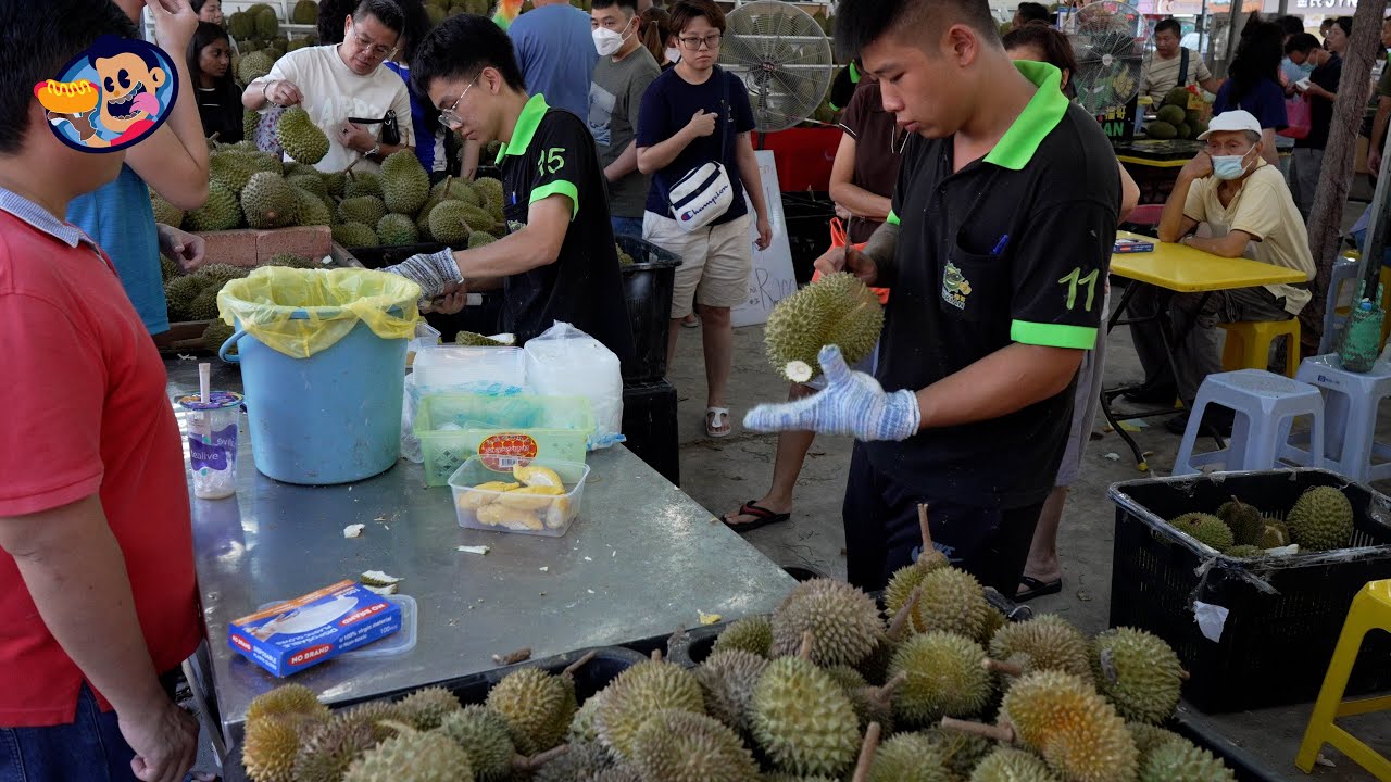 Amazing Durian Cutting Speed! Fastest Durian Cutter You've Ever Seen ...