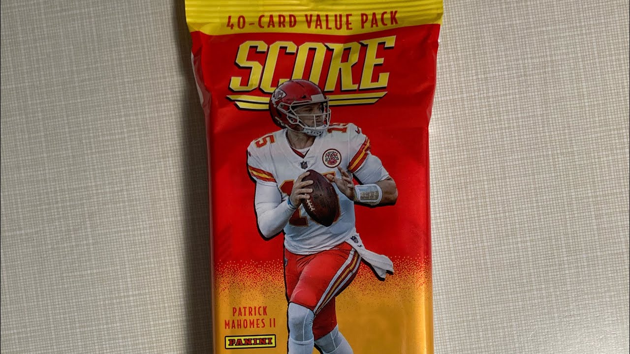 2021 Score Football 40-Card Value Pack Opening! - YouTube