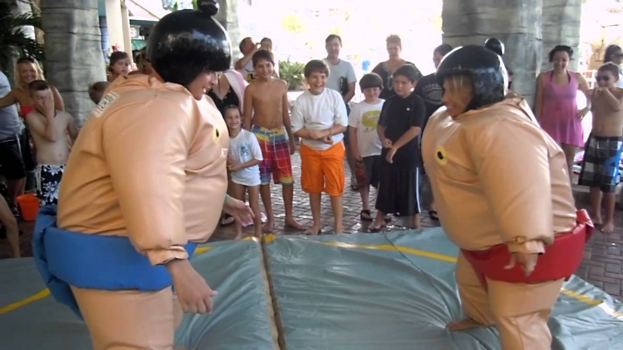 sibling sumo wrestling - YouTube