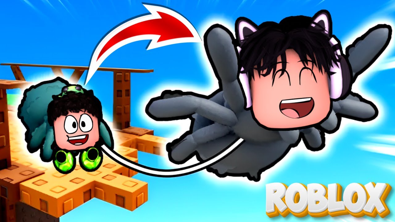 VIRAMOS ARANHAS no OBBY EM DUPLA do Roblox (Webbed!) - YouTube
