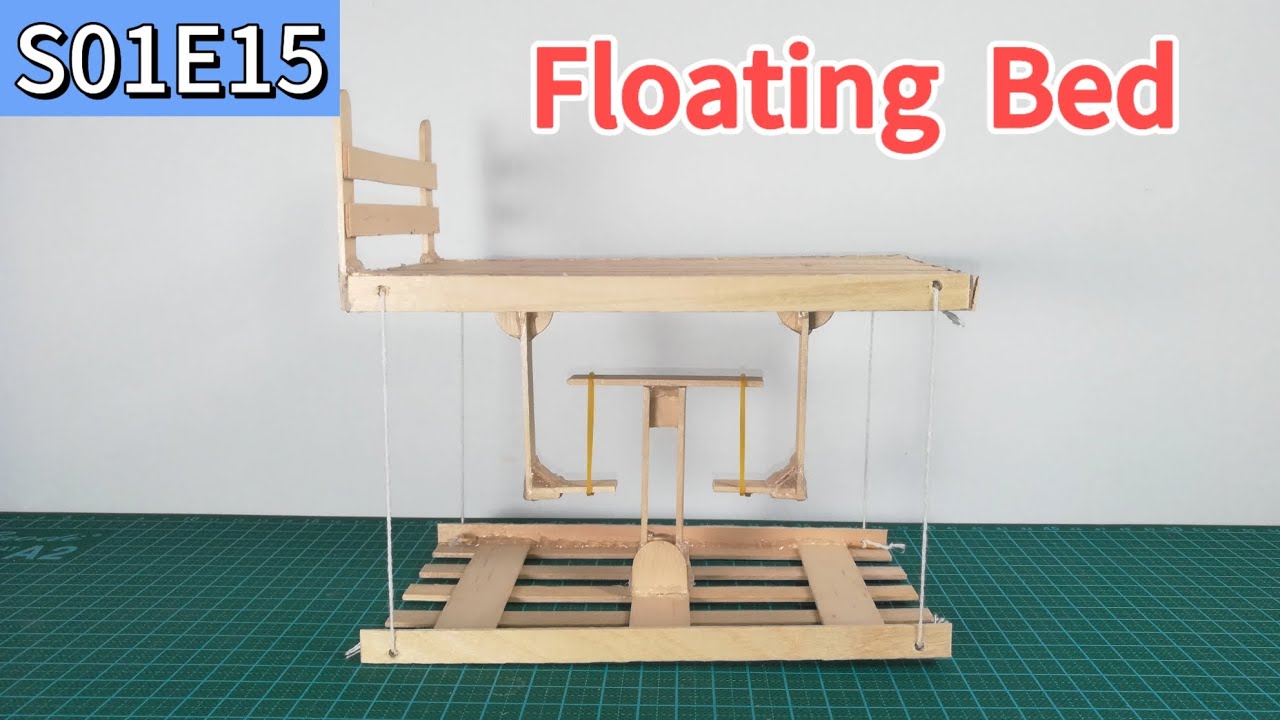 S01E15_Making a Floating Bed Tensegrity Structures like a cradle from ...
